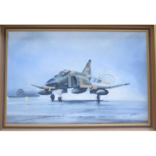 Tim Nolan (20th century): An original oil on canvas painting of a ...