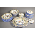 A Minton part dinner service in the Poonah pattern to include plates ...