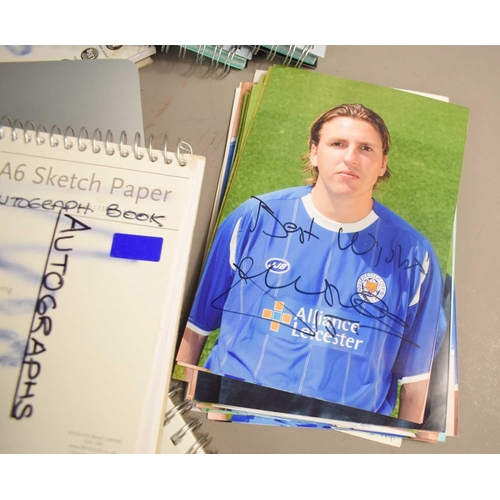 Football Autographs: A group of autograph books and signed photographs ...