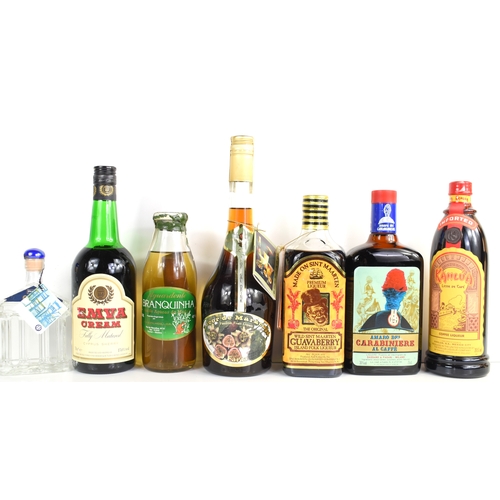A group of alcohol to include Emva Cream Sherry, Guavaberry Island Folk ...