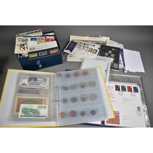 A collection of First Day Covers, mint and used stamps, stamp ...