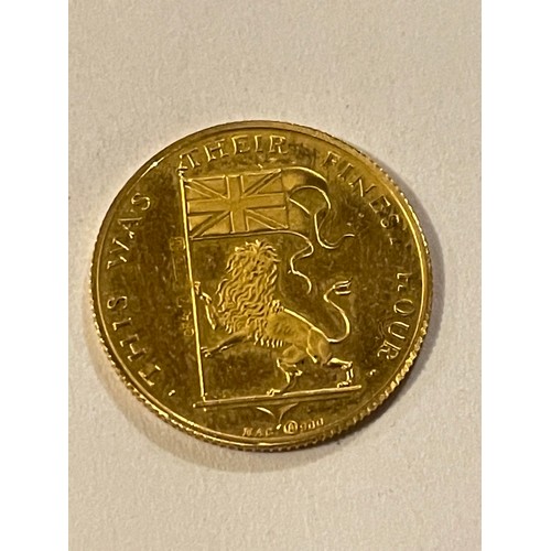 Winston Churchill 18ct 750 Gold Coin