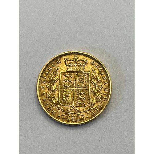 Victorian Shield Back Full Gold Sovereign 1871