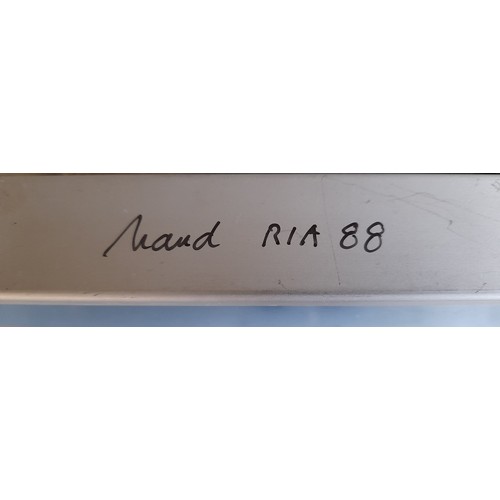 Vinyl Collage on Metal SIGNED to Edge Haud RIA 88 ,91CM X 90CM. Large ...