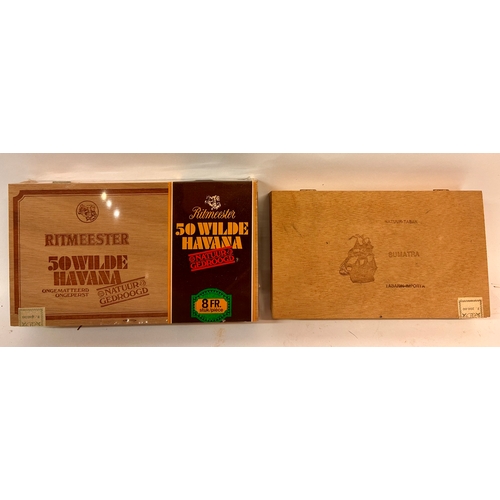 Two Boxes of sealed Cigars, to include 50 Wilde Havana Cigars and 50 ...