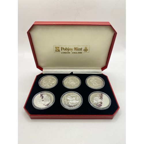 Collectible Pobjoy Mint Proof Commemorative 925 Silver Peter Rabbit Set ...