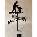 Vintage Style Weather Vane With a Figure of a blacksmith topper. 60cm x ...