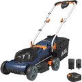 Brand New and Boxed Blue Ridge 36volt Cordless Lawn mower with 2.0ah li ...