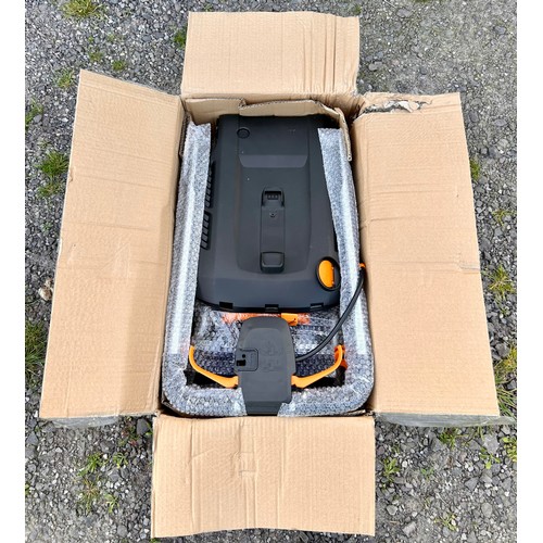 Brand New and Boxed Blue Ridge 36volt Cordless Lawn mower with 2.0ah li ...