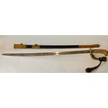 Royal Navy Officers Sword with Side lock With Shagreen Grip Lion Head ...