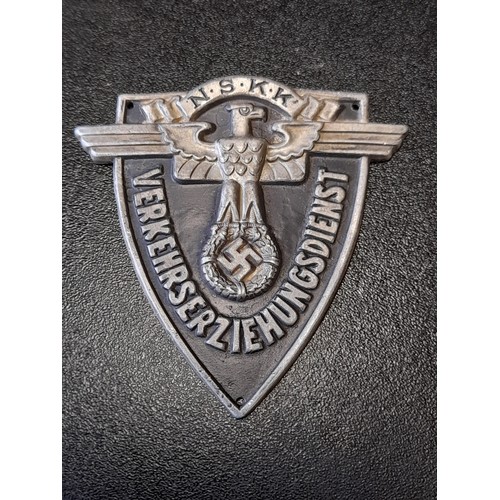 GermanWW2 Style NSKK Traffic Education Service Arm Shield, 7cm x 7cm
