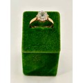 9Ct Gold Single Stone Set Ring. Uk Size N, 2.9Grams.