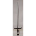 Interesting Antique French Sword With Curved Quillions With Wire Bound ...