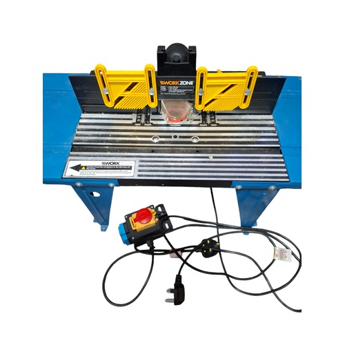 WorkZone Router Including WorkZone Router Table and Emergency Stop Button