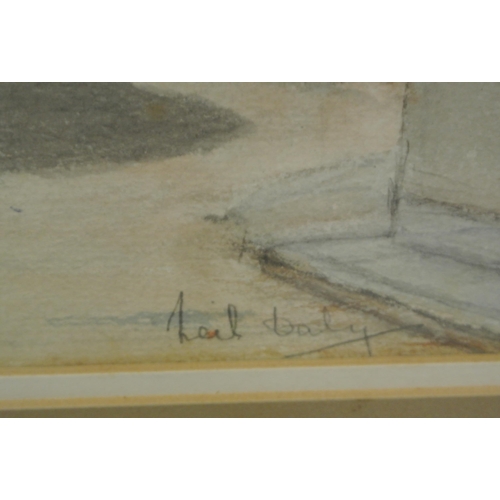 Neil Daly 'Corner shop, Kinsale' watercolour 22x28cm signed