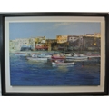 Anna Maria Rossi-Zen 'Lampadusa Island, Sicily' oil on canvas 70x100cm ...