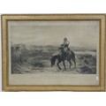 Elizabeth Thompson, (Lady Butler) 'Remnants of an army' print 35x63cm ...