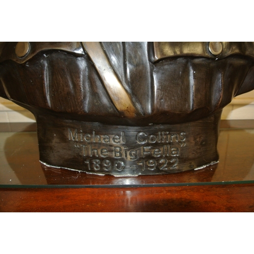 Bronze bust 'Michael Collins, The Big Fella, 1890-1922'