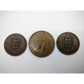 Set of Channel Island Coins to Include Guernsey 1920 'H' 4 Doubles ...