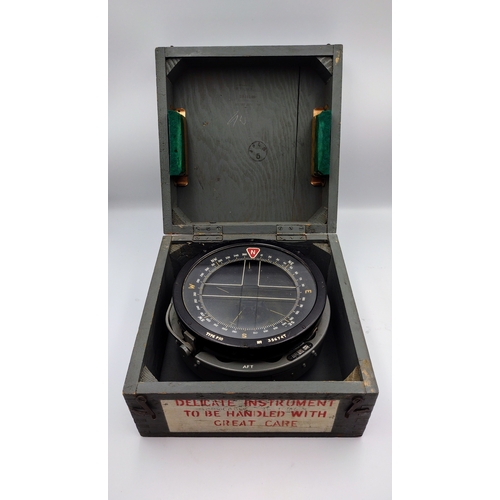 RAF Type P10 Aircraft Compass Serial No. 356747 With Bradarrow Mark ...