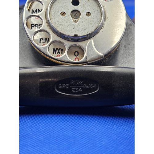 GPO Pyramid Rotary Telephone Bakelite 164