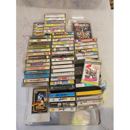 Collection Of Spectrum Game Cassettes to Include Back To The Future ...