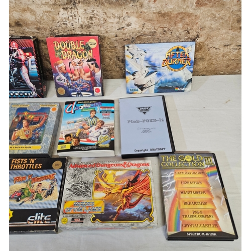 Collection of Vintage Spectrum Games to Include RoboCop, Double Dragon ...