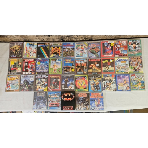 Selection of Spectrum Game Cassettes to Include Star Wars, Paperboy ...