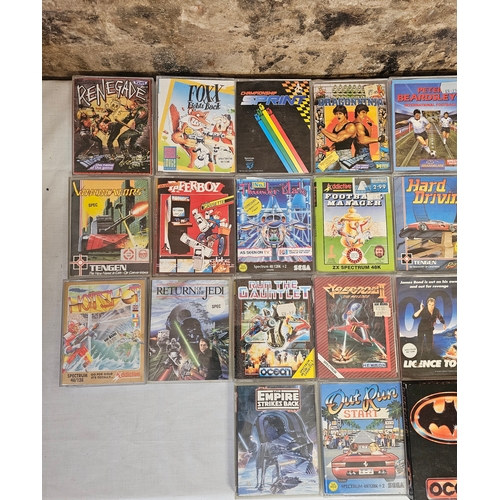Selection of Spectrum Game Cassettes to Include Star Wars, Paperboy ...