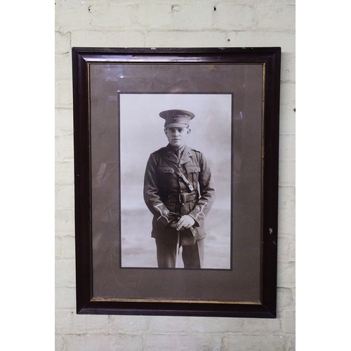 Military Portrait Circa WW1 Marked Walmer (Very Indistinct). Approx ...
