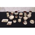 Collection of Devon / Torquay Motto Ware Pottery by Watcombe, Torquay ...