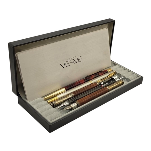 A COLLECTION OF 29 FOUNTAIN PENS, BALLPOINT PENS & PENCILS, TO INCLUDE ...