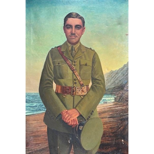 LESLIE WILLIAM LANG, EARLY 20TH CENTURY OIL ON CANVAS Portrait of ...