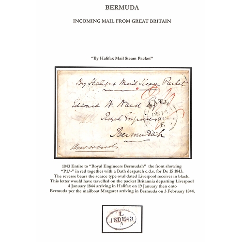 1843 (Dec 16) Entire letter from Bath to "Edward W. Ward, Royal ...