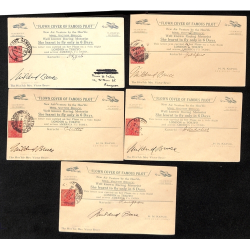 1930 (Oct 29-30) Round the World solo flight by Mildred Bruce, covers ...