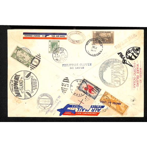 1938 (July 15 - Aug. 4) Hans Bertram round the world flight ...