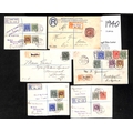1915-16 Philatelic registered covers from Lome bearing Gold Coast ...