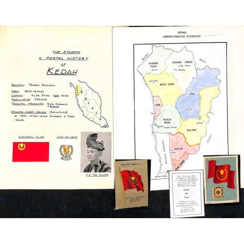 Kedah. 1905-57 Covers and cards, picture postcards, photos and ephemera ...