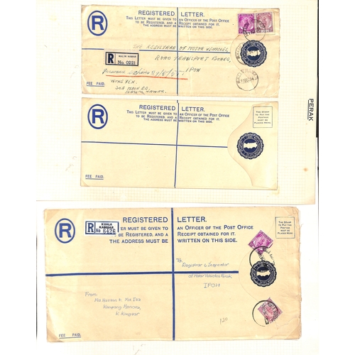 1952-57 20c Registration Envelopes comprising 1952 size G, H, H2 and K ...