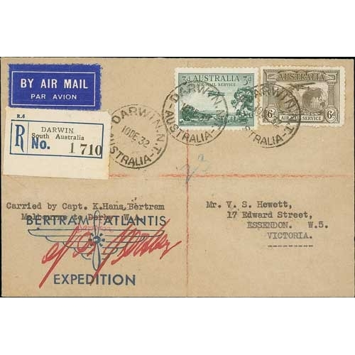 1932 (Dec 10) Hans Bertram Australia to Germany return flight ...