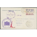 Netherlands Post Office Singapore. 1947 (May/June) Stampless covers ...