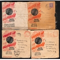Postal Records. 1945-46 "Voices of the Forces" Postal Record envelopes ...