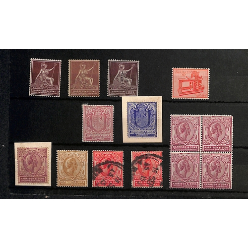 1885-1912 De La Rue dummy stamps comprising Victoria Head type ...