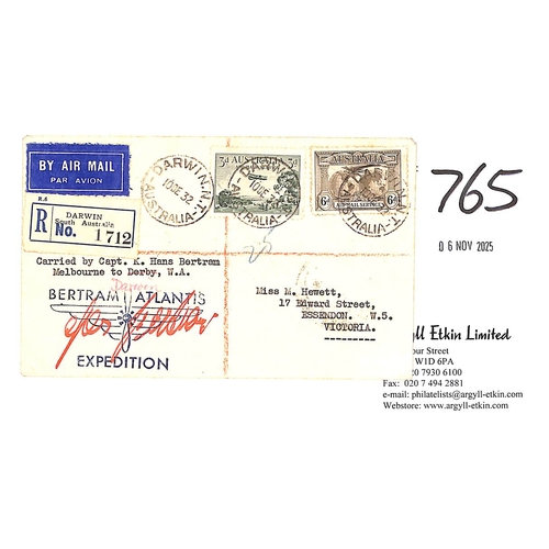 1932 (Dec 10) Hans Bertram Australia to Germany return flight ...