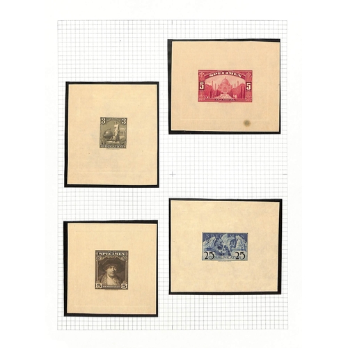 c.1930 Die Proofs of American Bank Note Co. dummy stamps, five ...