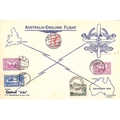 1932 (Dec 12) Hans Bertram Australia to Germany return flight, printed ...