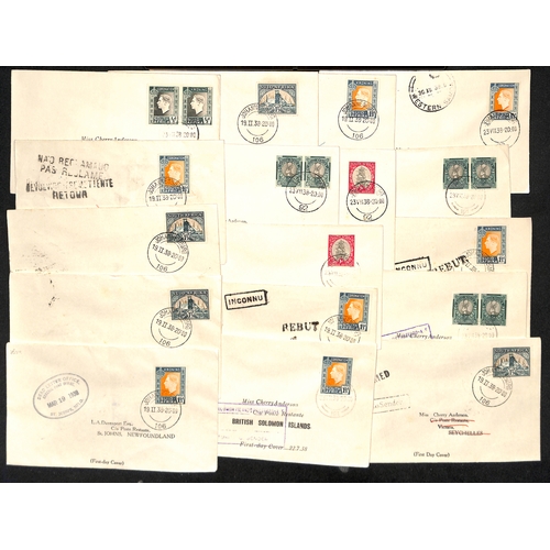 1900-57 Covers and cards including first flights (37, some South West ...