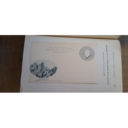 (Small Box). Postal Stationery. 1892-98 Argentina Post Office publications "Valores Postale Argenti