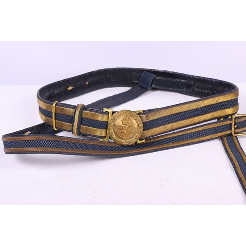 Pre War RAF Full Dress Tunic, Trousers & Belt. A very nice set of RAF ...
