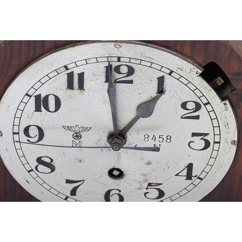 WW2 German Kriegsmarine Ships Bulkhead Clock, interesting example of a ...